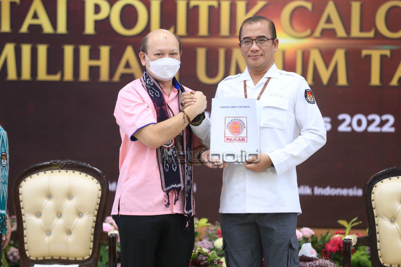 Partai Karya Republik (Pakar) Mendaftar ke KPU Sebagai Calon Peserta Pemilu 2024 - KPU